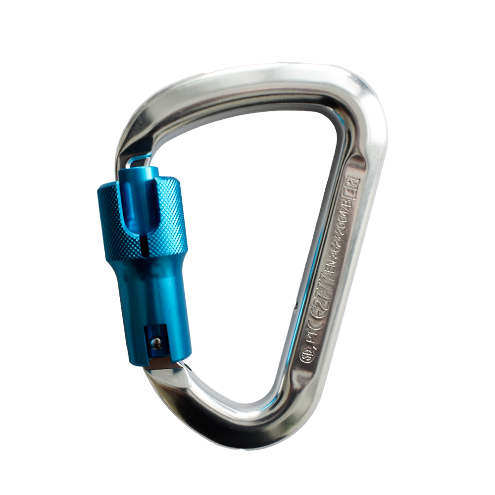 ALU-CTR-A Pearshape - Aluminium Carabiners - Cresto Safety